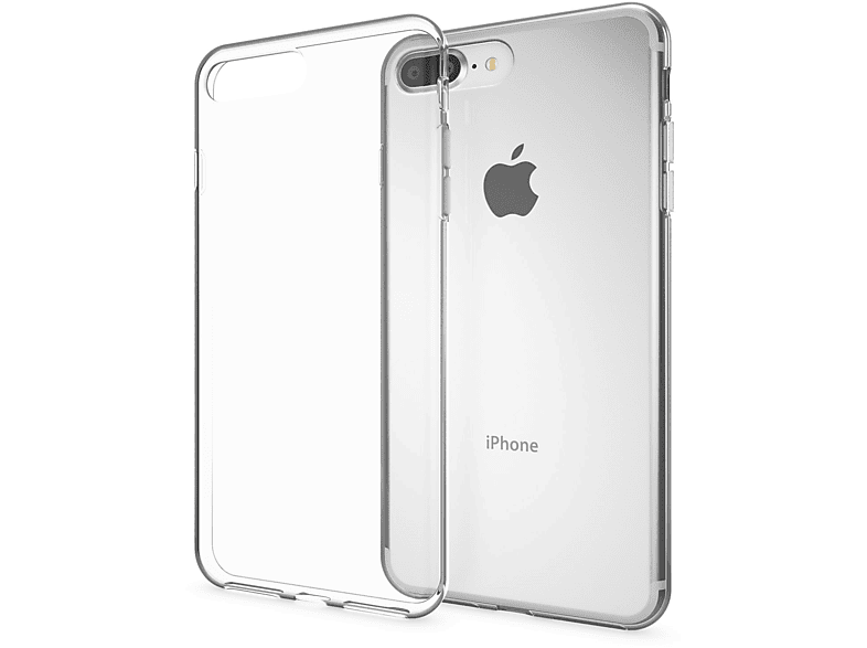 NALIA Klar Transparente Silikon Hülle, Backcover, Apple, iPhone 7 Plus ...