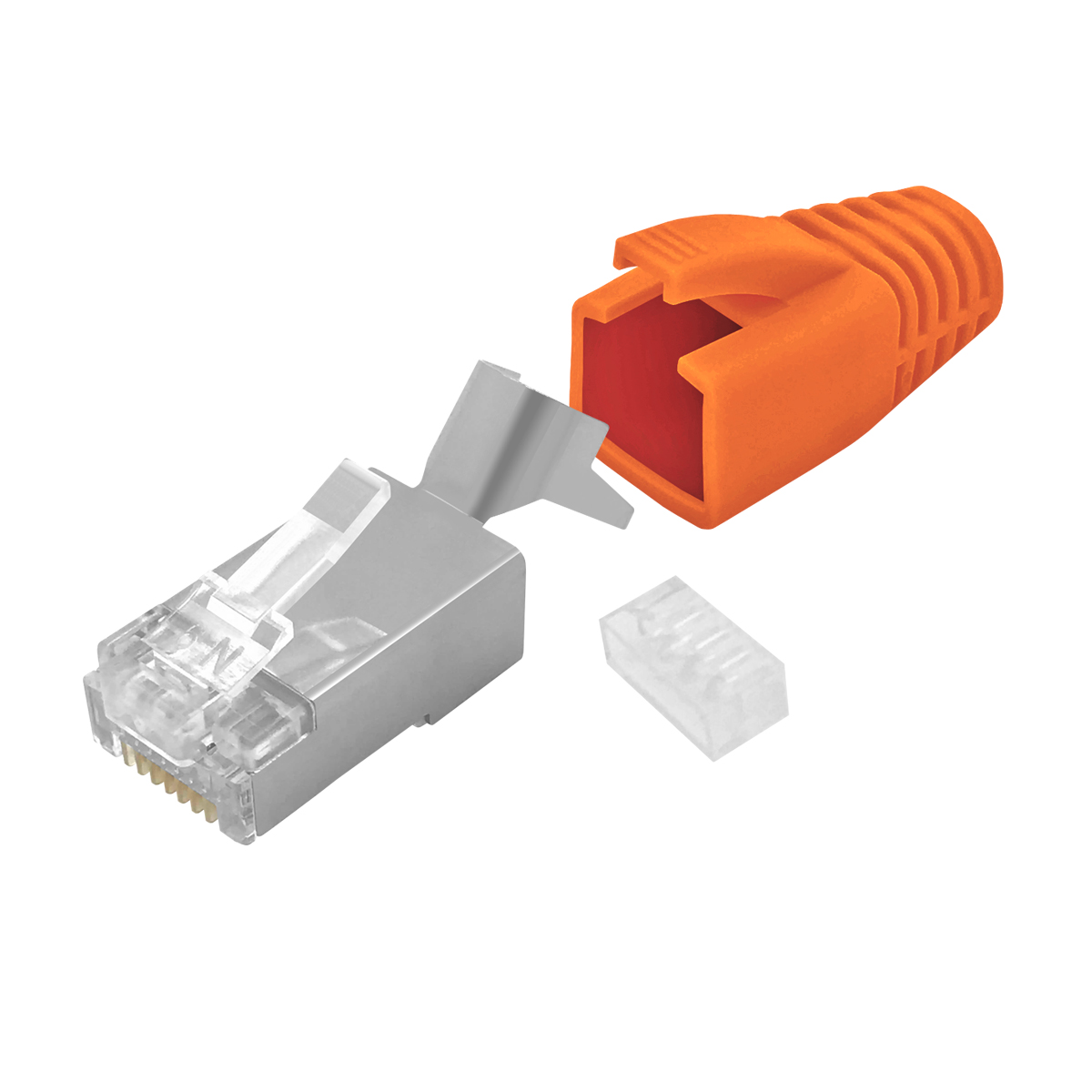 ARLI 30x RJ45 Netzwerkstecker Cat7 Stecker, Orange | MediaMarkt