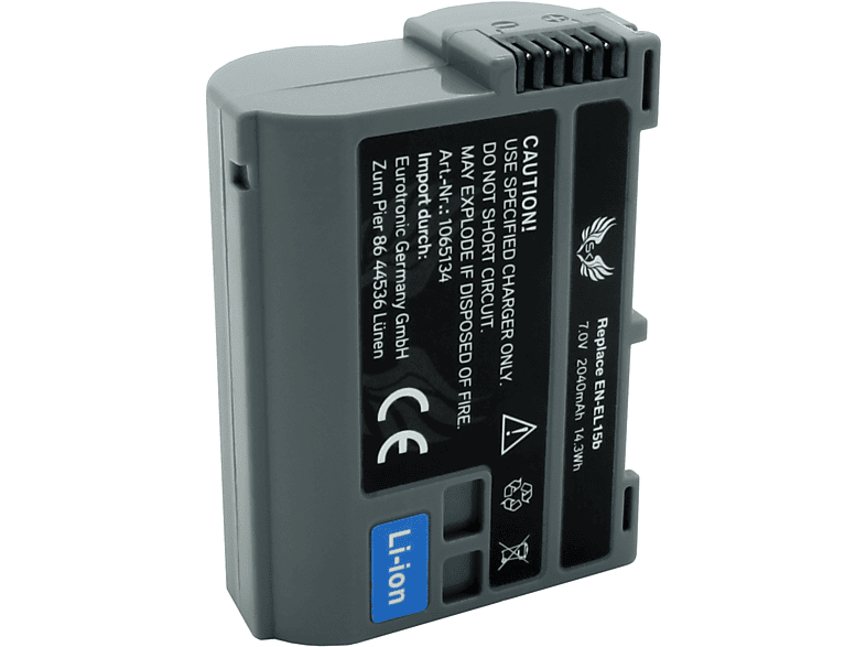 SKGAMES Akku für Nikon EN-EL15b | 2040mAh | EN-EL15c EN-EL15a EN-EL15 ...