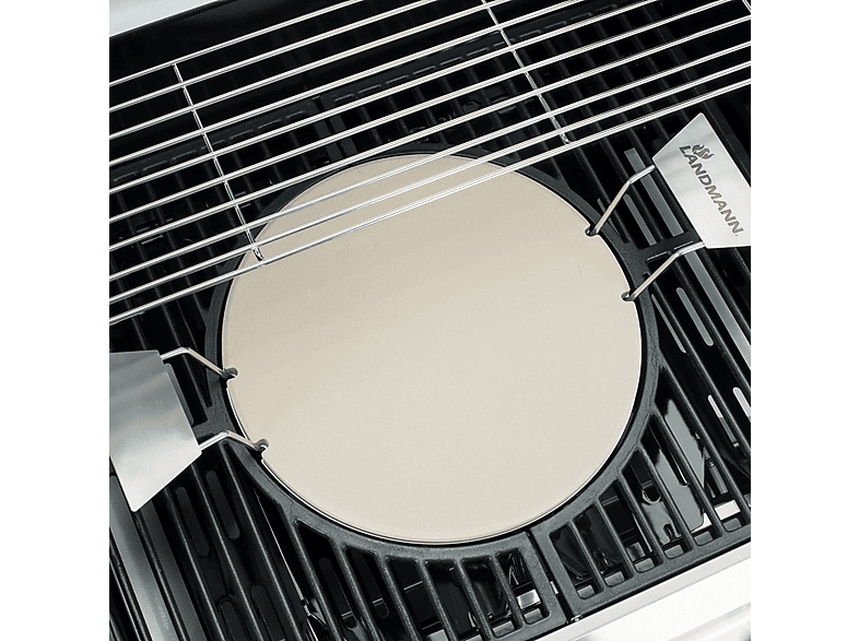 LANDMANN 02643 Pizzastein-Set, Beige | SATURN