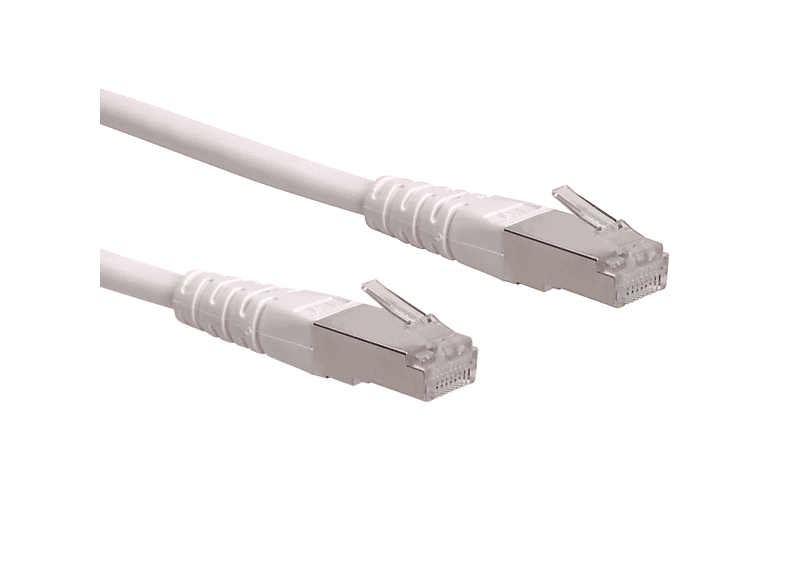 ROLINE patchkabel Cat.6 (Klasse E) S/FTP (PiMF) Ethernetadapter 0,3 m wit | MediaMarkt