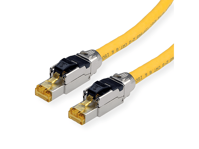 ROLINE S/FTP-(PiMF-) Patchkabel Kat.8 (Class I), S/FTP Patchkabel, 2 m | SATURN