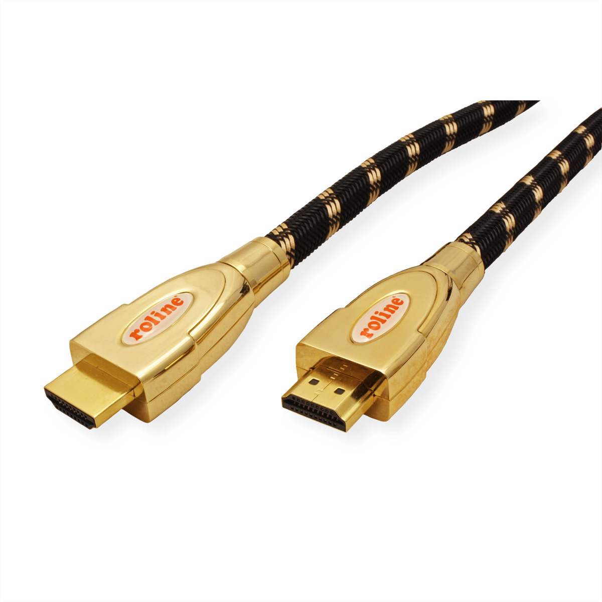 ROLINE GOLD HDMI Ultra HD Kabel mit Ethernet, ST/ST HDMI Ultra HD mit ...