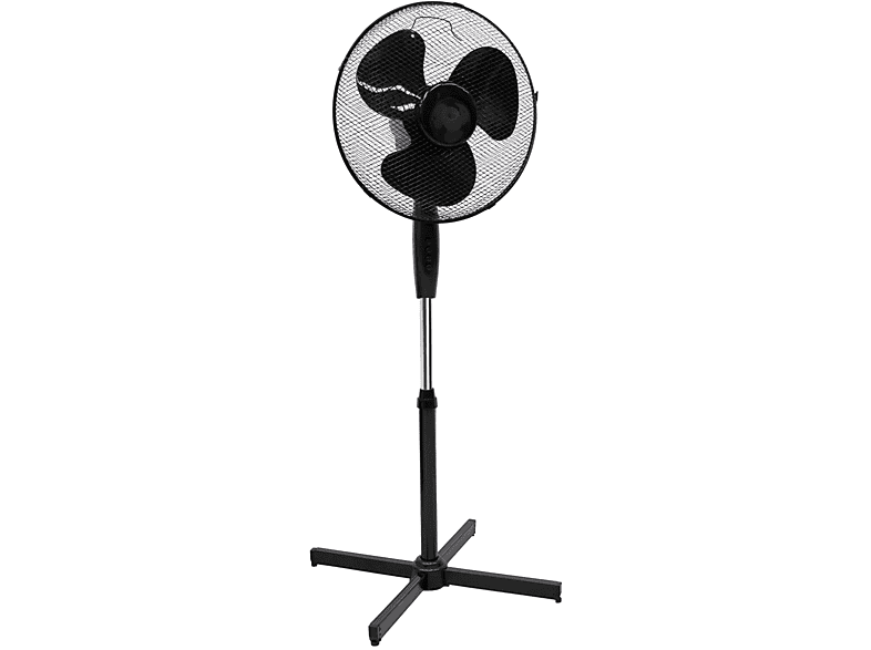 ECD-GERMANY Standventilator 3 Stufen Ventilator Black (45 Watt ...