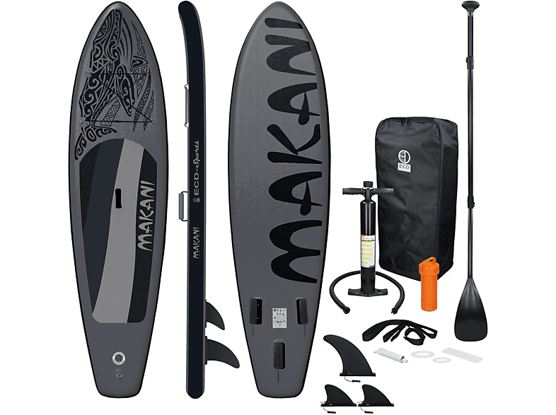 ECD-GERMANY Aufblasbares Stand Up Paddle Board Schwarz Stand Up Paddle ...