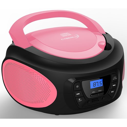 CYBERLUX CL-620 Tragbarer CD Player | CD/CD-R | USB | FM Radio | AUX-In ...