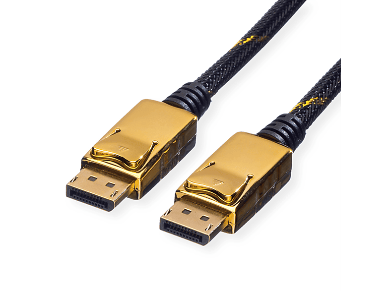 ROLINE GOLD DisplayPort Kabel, DP M/M Displayport kabels 3 m zwart ...