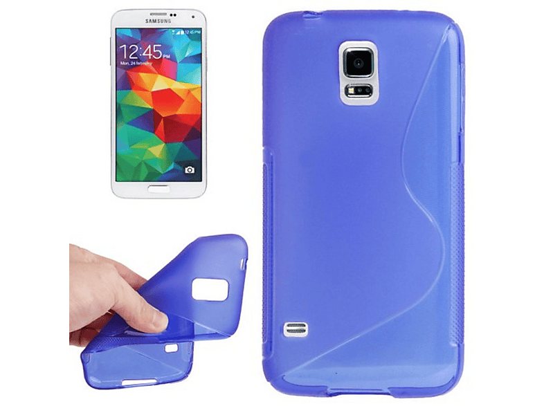 KÖNIG DESIGN Schutzhülle, Backcover, Samsung, Galaxy S5 Mini, Blau ...