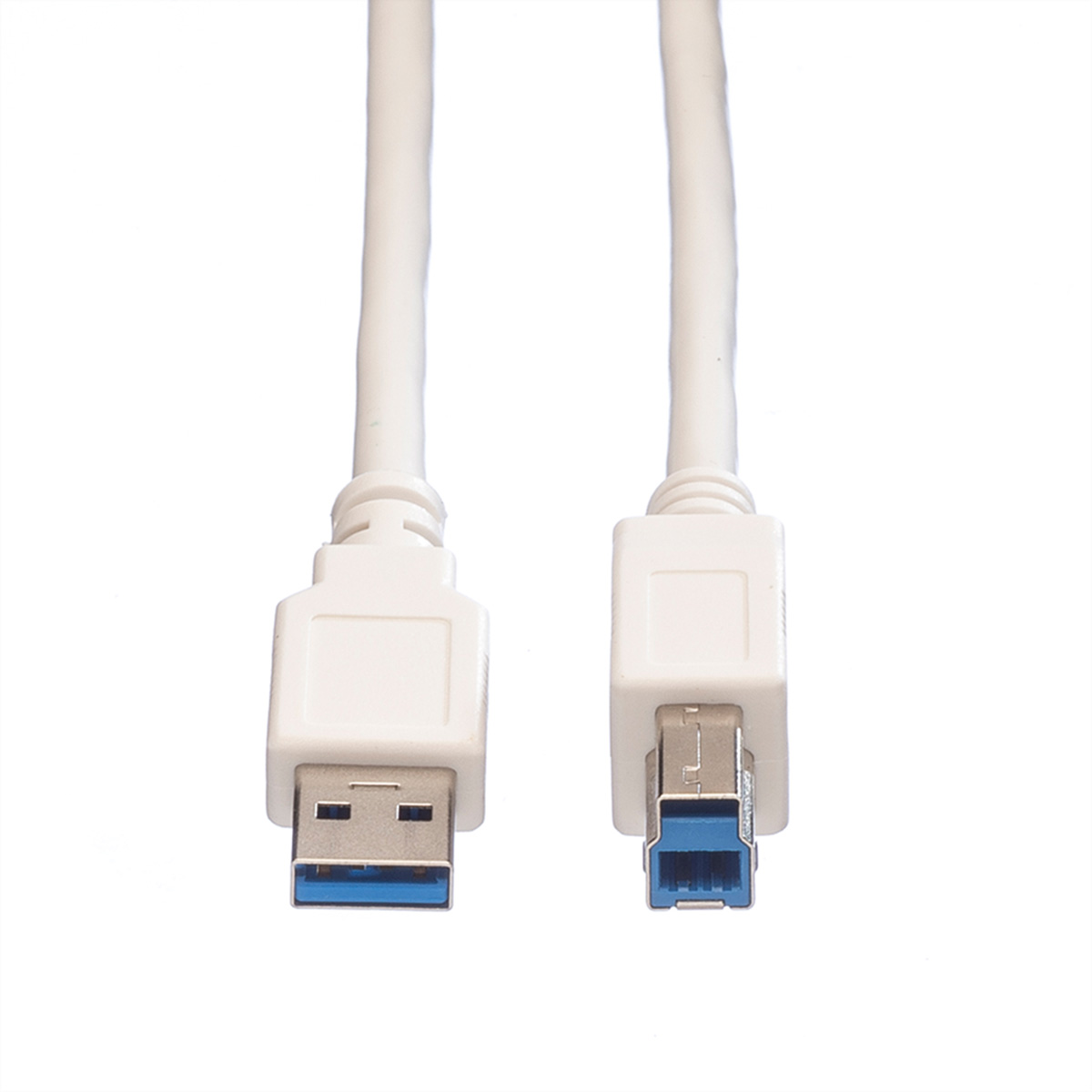 VALUE USB 3.2 Gen 1 kabel, type A-B USB-kabel 3 m wit | MediaMarkt