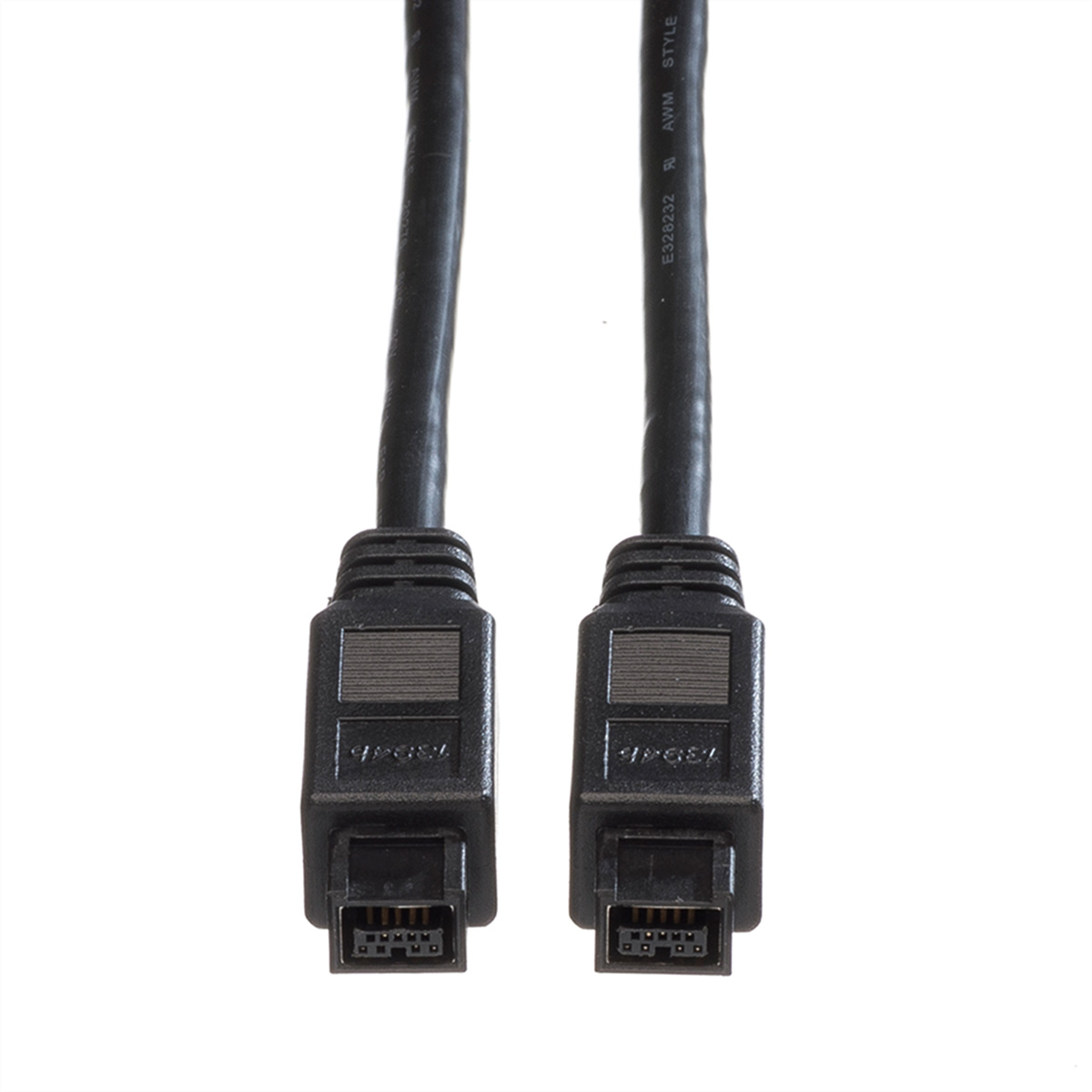 ROLINE IEEE 1394b Kabel, 9/9polig, IEEE 1394b / IEEE 1394 - FireWire ...