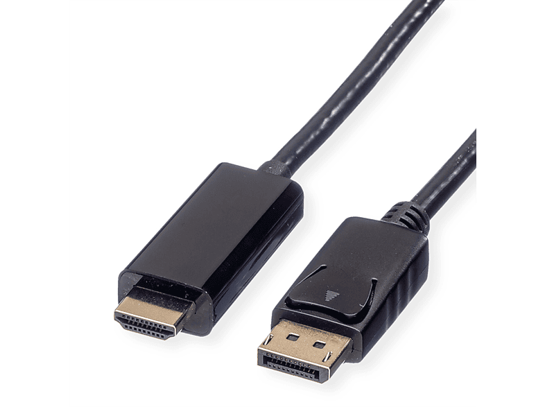ROLINE DisplayPort Kabel DP | UHDTV, ST/ST, DP-UHDTV-Kabel, 1 m | SATURN
