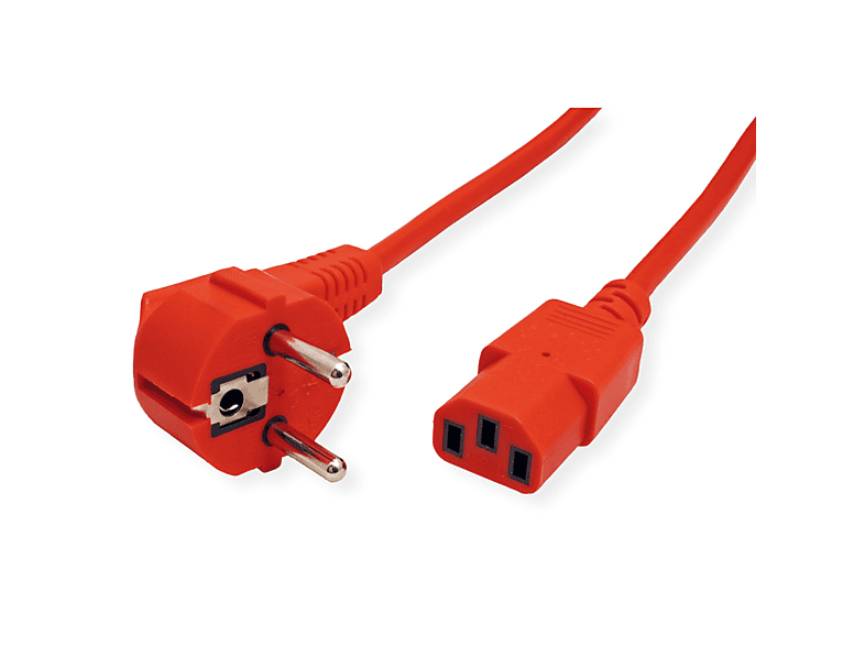 ROLINE Netzkabel, gerade IEC-Buchse, Stromkabel, 1,8 Meter | MediaMarkt