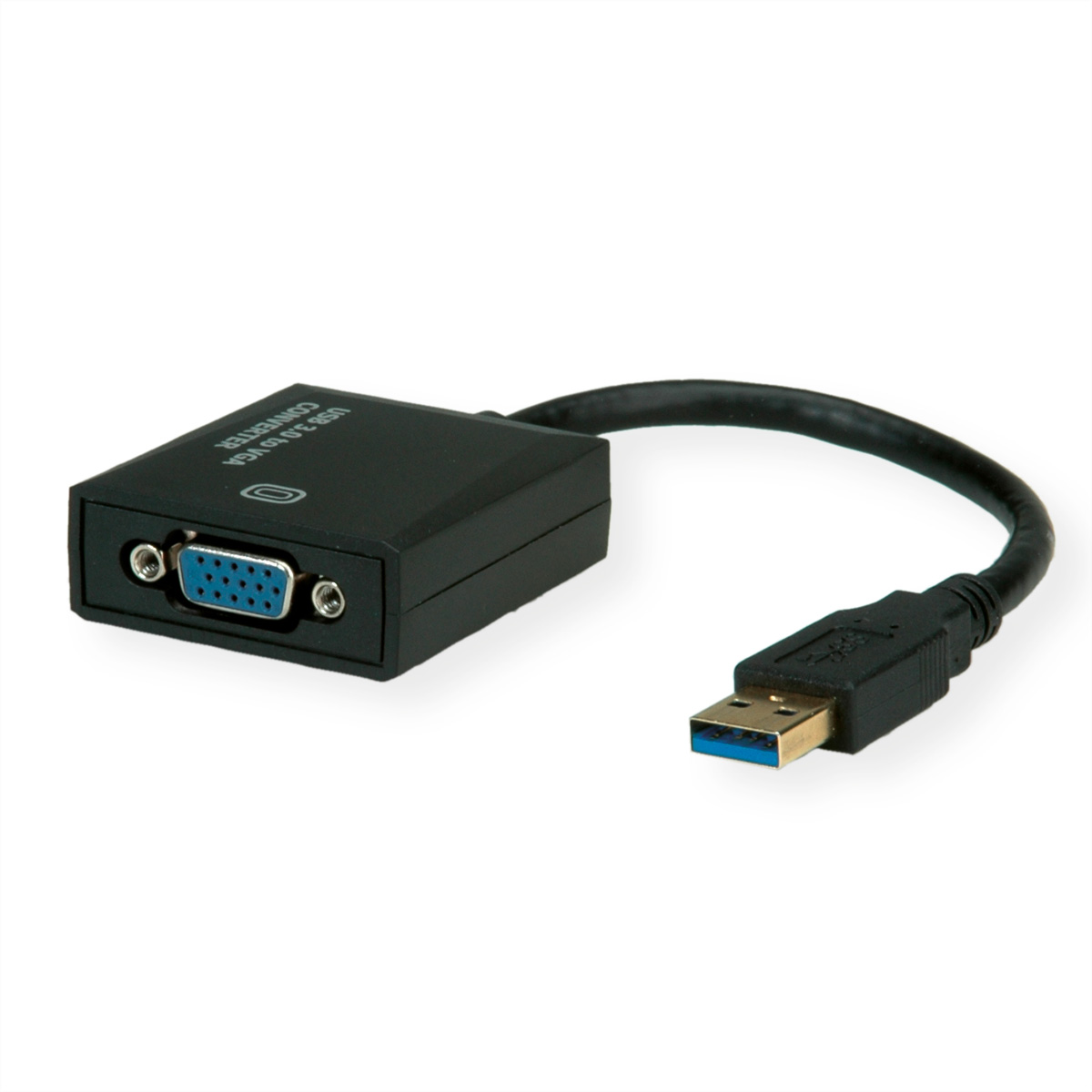 VALUE USB Display Adapter, USB 3.2 Gen 1 nach VGA USB-VGA Adapter ...