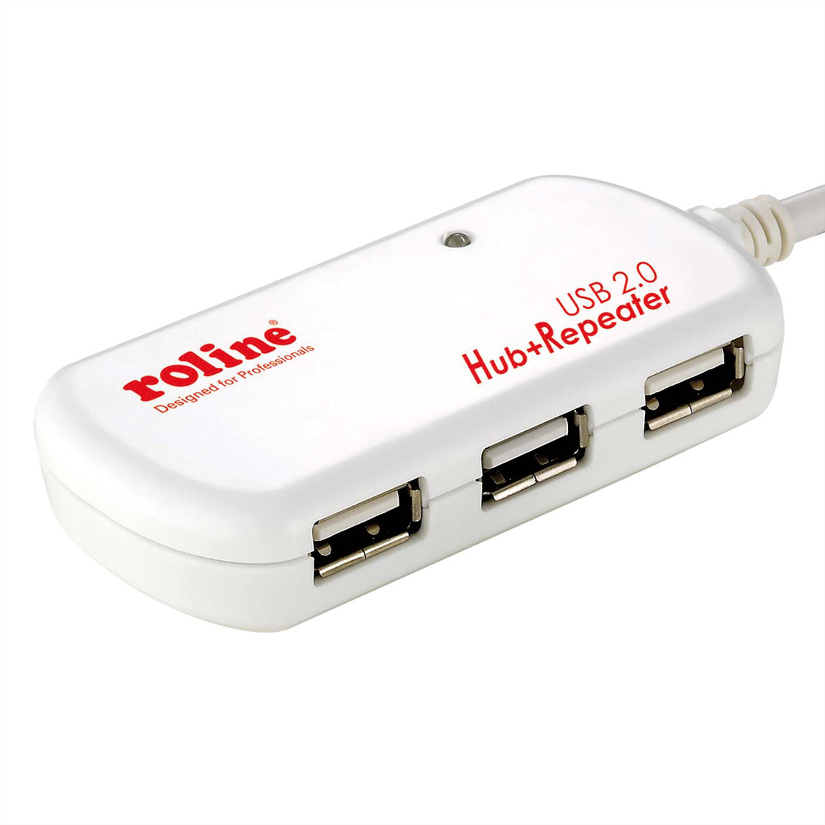 ROLINE USB 2.0 4-Port Hub mit Repeater USB Hub | MediaMarkt