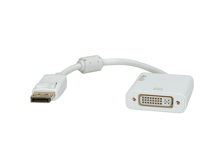 ROLINE 4K DisplayPort-DVI Adapter, DP Stecker-DVI Buchse DisplayPort ...
