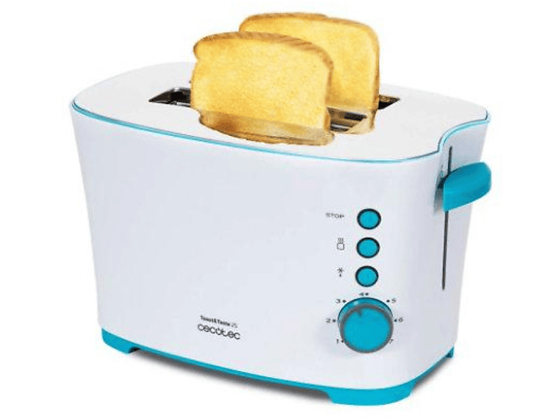 CECOTEC Taste 2S 3027 Toaster Weiß (850 Watt, Schlitze: 2) | MediaMarkt