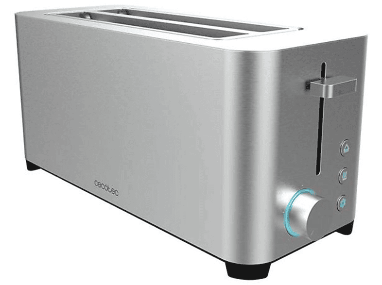 CECOTEC YummyToast Extra Double Toaster Grau (1400 Watt, Schlitze: 2 ...