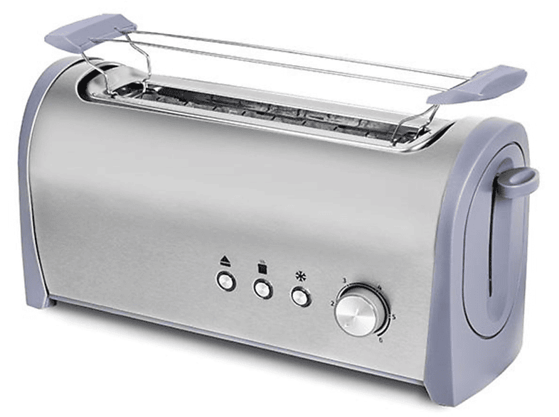 CECOTEC Steel 3036 Toaster Grau (1000 Watt, Schlitze: 1) | MediaMarkt