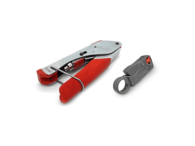 ARLI Zange + Abisoliermesser Set Crimpzange Kompressionsstecker | SATURN