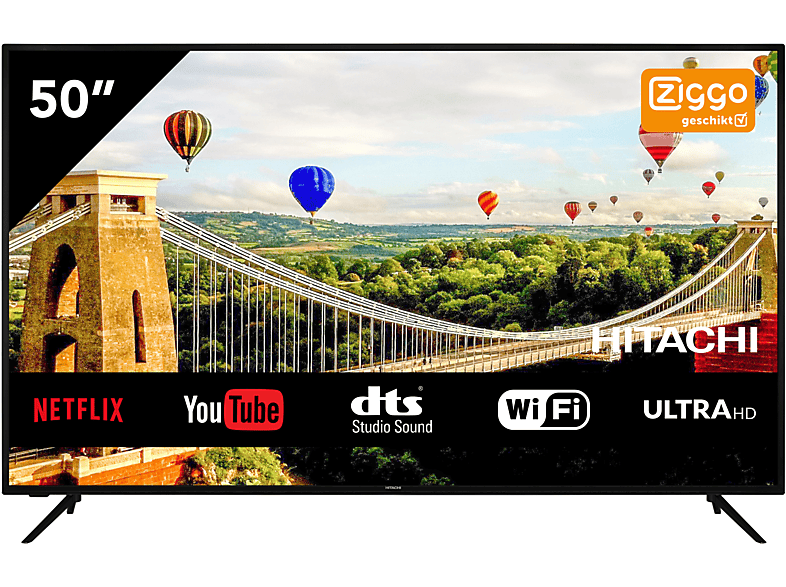 HITACHI 50HK5600 50 Zoll LED TV (Flat, 50 Zoll / 127 cm, UHD 4K ...