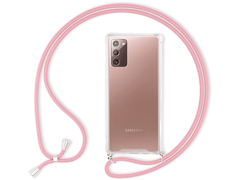 NALIA Klare Hülle mit Kette zum Umhängen, Backcover, Samsung, Galaxy ...