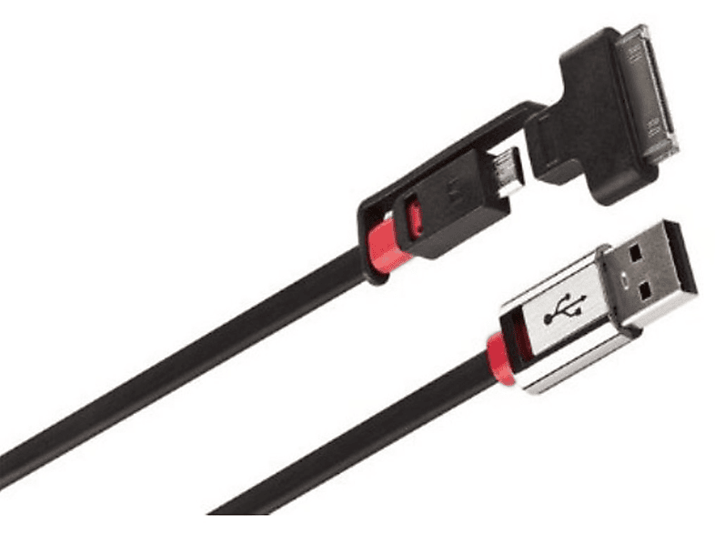 MONSTER CABLE Connect2 Micro USB + Apple Dock-Connector Kabel 1m Micro ...