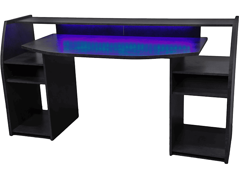 WOHNORAMA Gaming Tisch inkl. LED RGB Beleuchtung Gaming Tisch | SATURN