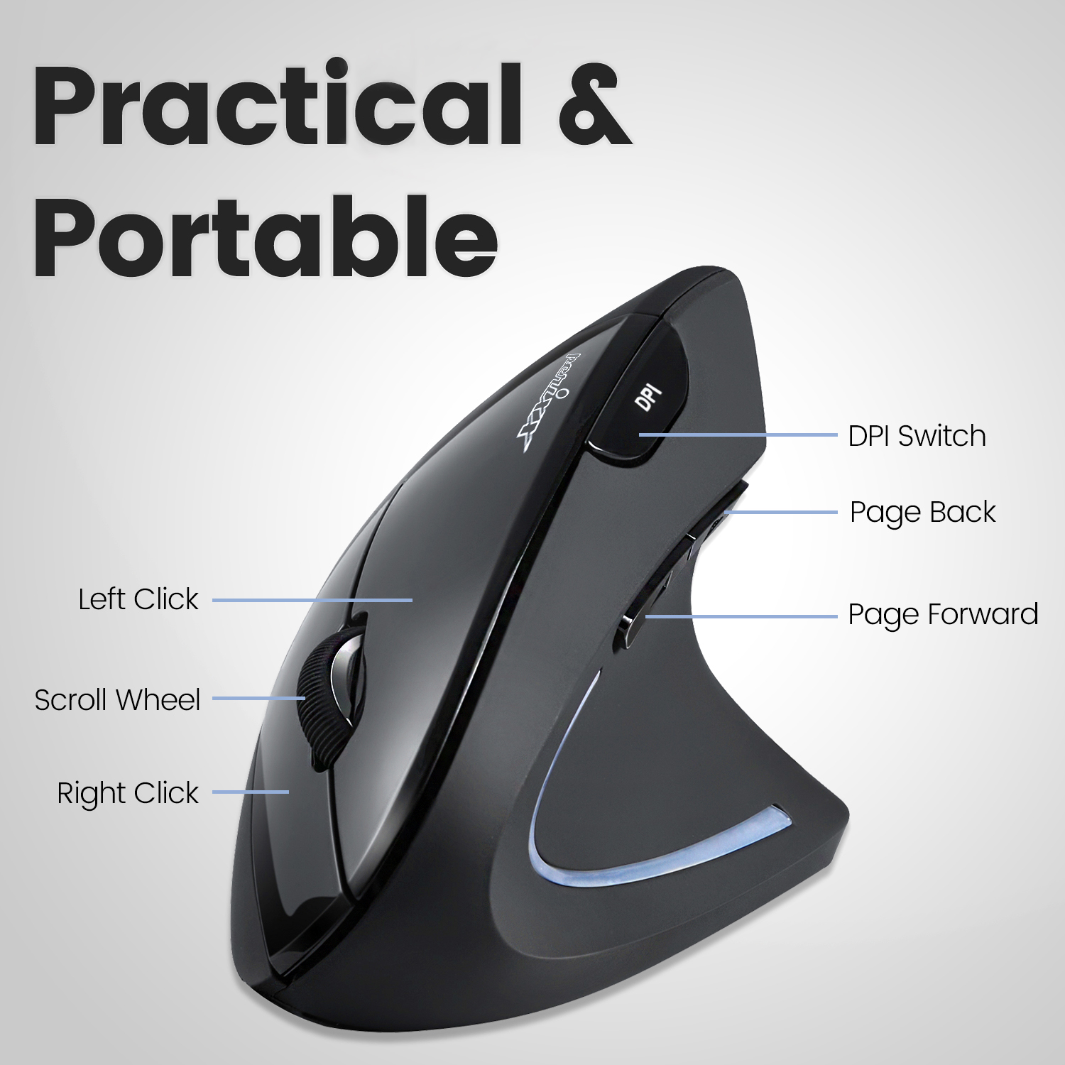 MOUSE WIRELESS PERIXX PERIMICE-713 | MediaWorld.it