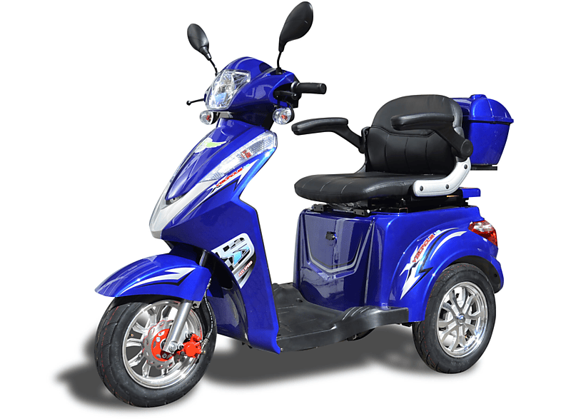 ECO ENGEL 501 Blau Elektro Dreirad mit 20 Ah Li-Io Akku, 25 km/h HERAUSNEHMBAR Seniorenmobil E ...