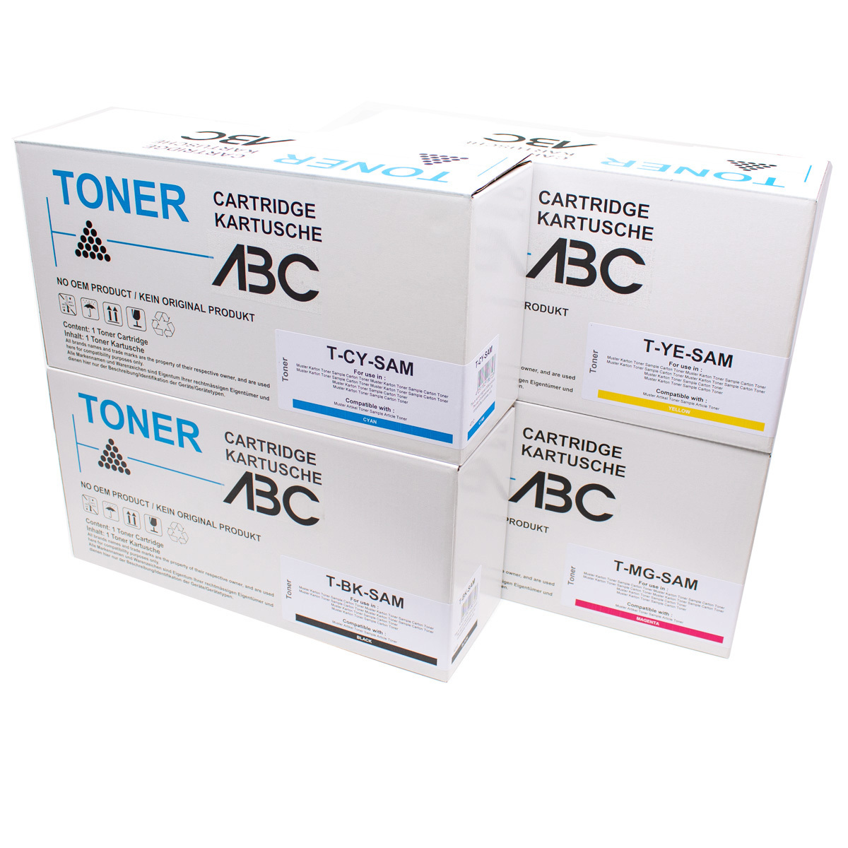 ABC Kompatibel Set 4x Toner CMYK (TK-5280K 1T02TW0NL0 TK-5280C ...