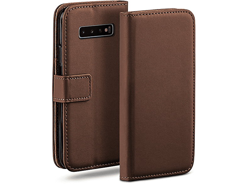 MOEX Book Case, Bookcover, Samsung, Galaxy S10, Oxide-Brown | MediaMarkt