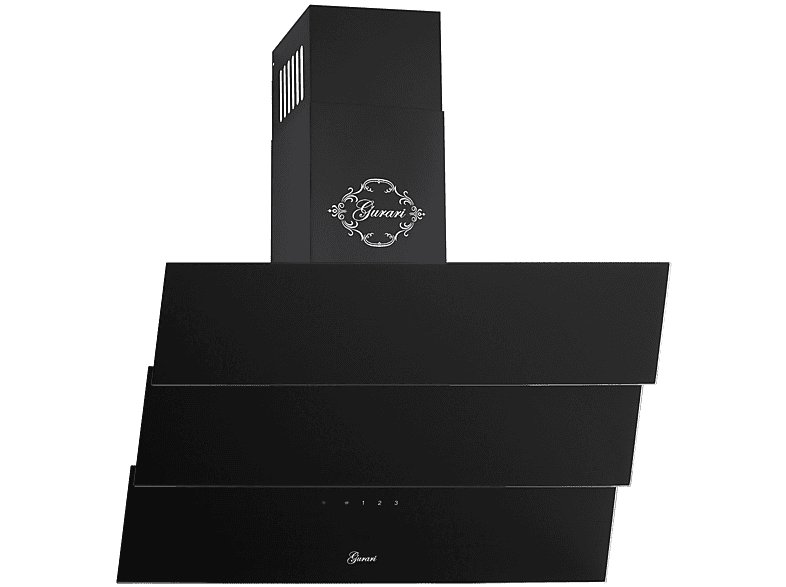 GURARI GCH 267 BL 6 Prime/3, Dunstabzugshaube,Kopffreihaube,1000cbm/h ...