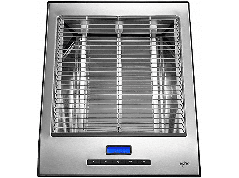 EXIDO 12140040 Flach-Toaster Toaster Silber (700 Watt, Schlitze: 1 ...