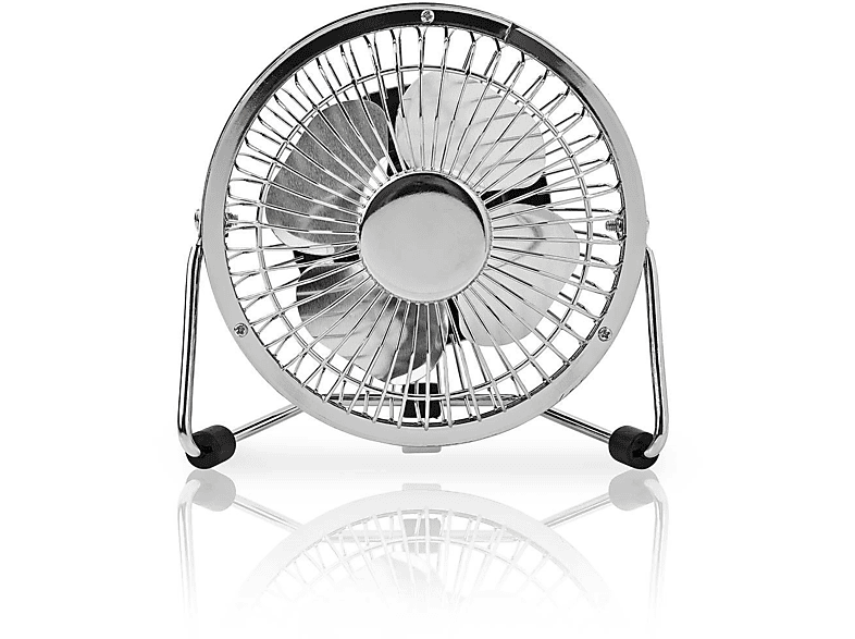 NEDIS USB Fan FNDK1CR10 USB-Tischventilator Chrom (3 Watt) | MediaMarkt