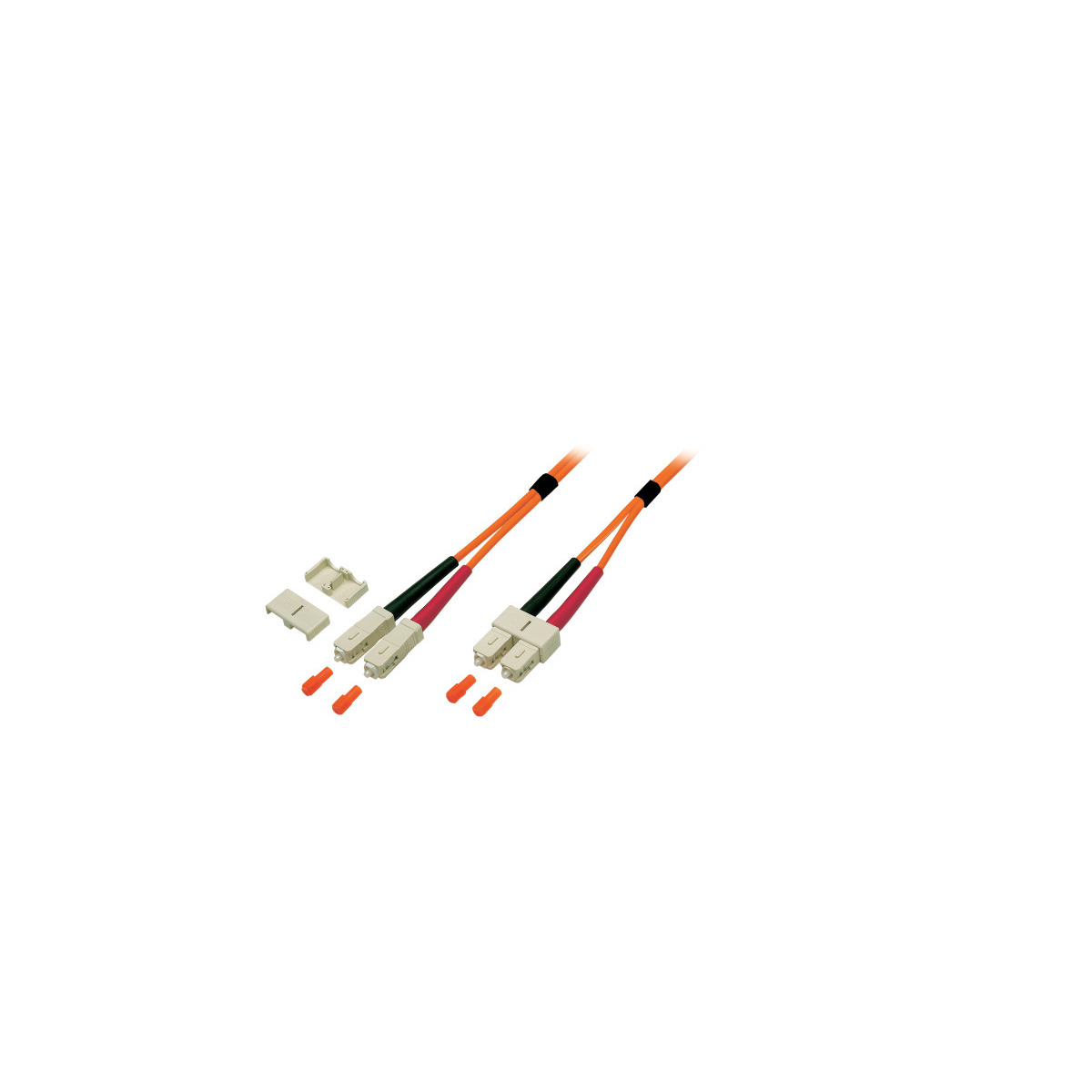 EFB ELEKTRONIK Duplex Patchkabel SC-SC OM1 -- 10m LSZH 3mm orange ...