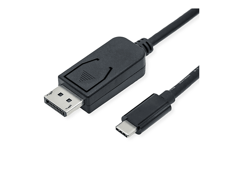 ROLINE USB Typ C | DisplayPort Adapterkabel, v1.4, ST/ST USB ...