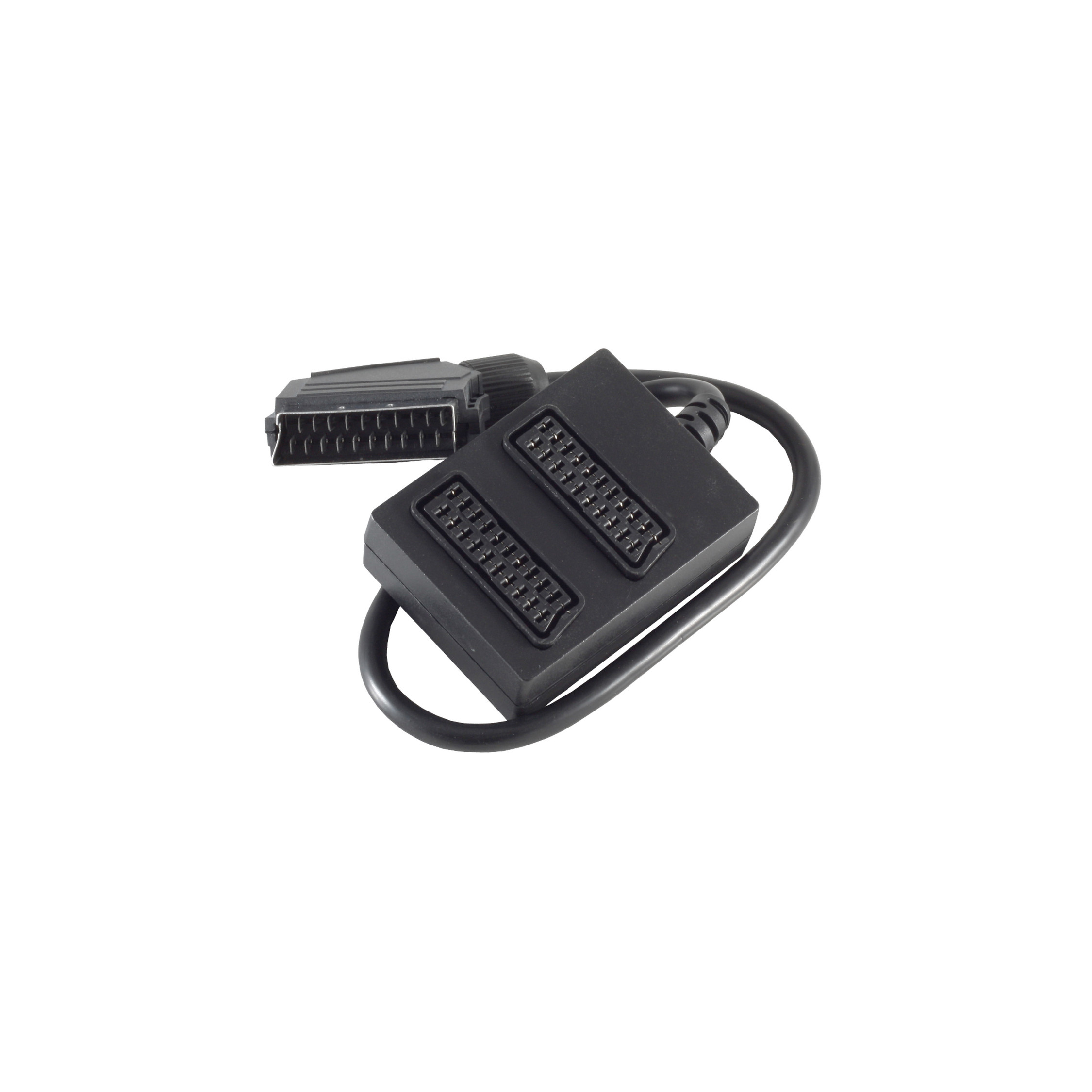 SHIVERPEAKS -Scart-Verteiler 2fach, Scart-Stecker auf 2 Scart ...