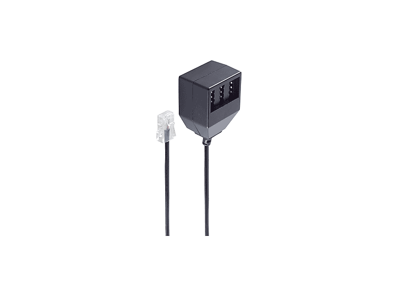 SHIVERPEAKS -ISDN-Telefonadapter, Modular-Stecker 8/4 auf TAE Kupplung ...
