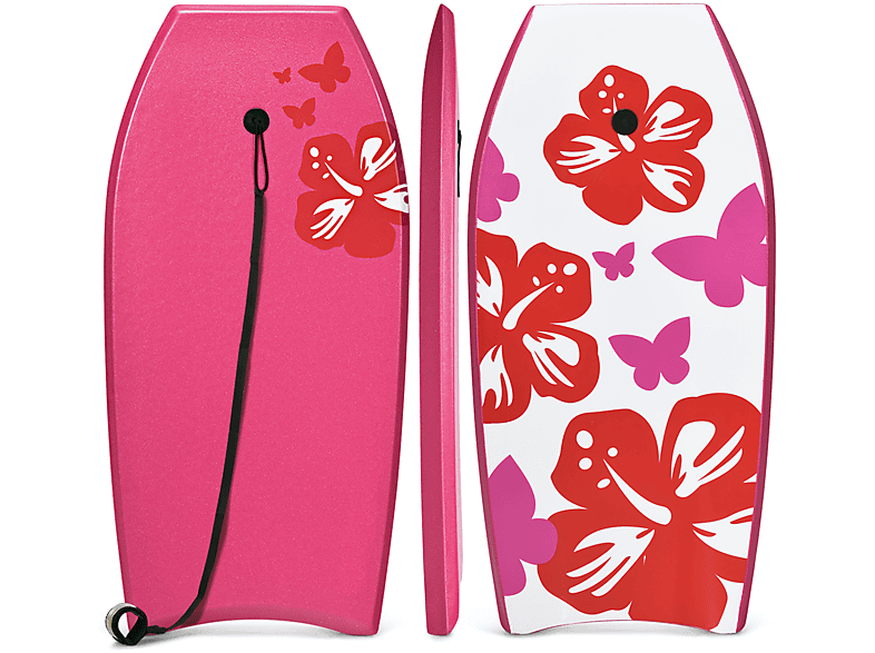COSTWAY Bodyboard Stand Up Paddle, Rosa | MediaMarkt