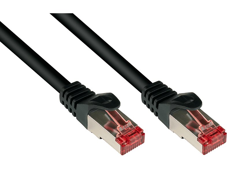 KABELMEISTER S/FTP, PiMF, PVC, 250MHz, schwarz, Netzwerkkabel, 25 m ...