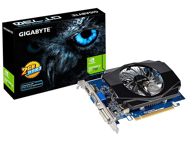 GIGABYTE GeForce® GT 730 D3 2GI (Rev. 3) (NVIDIA, Grafikkarte) | MediaMarkt