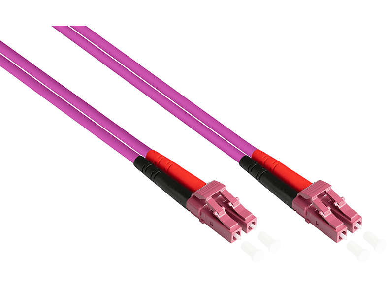 GOOD CONNECTIONS LWL Duplex OM4 (Multimode, 50/125) LC/LC, LSZH, austauschbare Polarität ...
