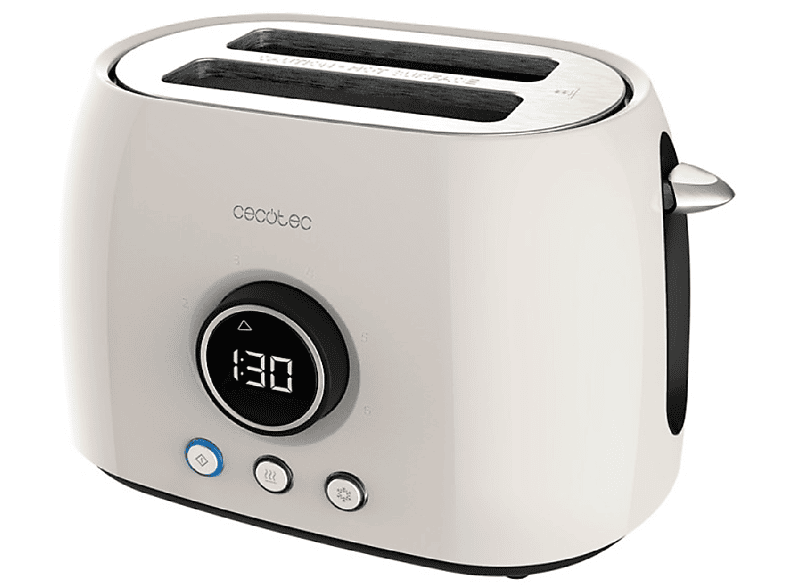 CECOTEC ClassicToast 8000 Beige Double Toaster Beige (800 Watt ...
