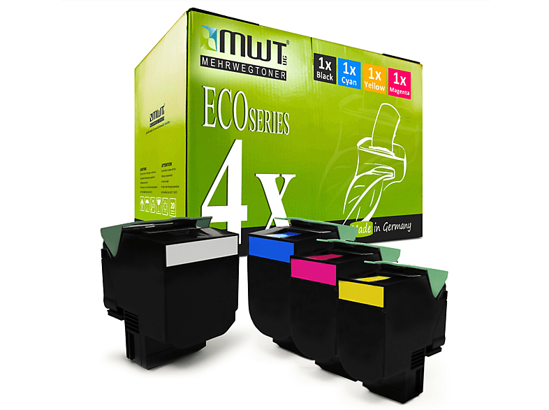 MEHRWEGTONER MWT5180332 Toner Cartridge Mehrfarbig (Lexmark 78C0X10 ...