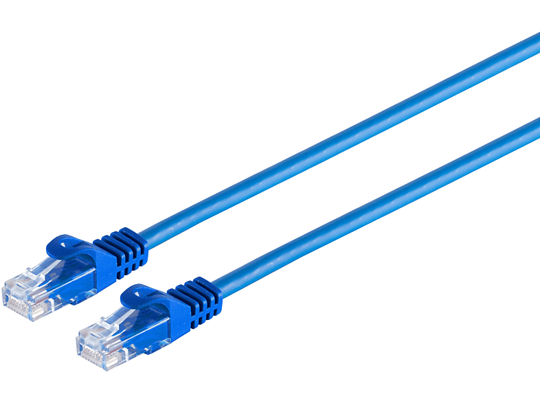 S/CONN MAXIMUM CONNECTIVITY RJ45 Patchkabel CAT 7 Rohkabel U/UTP blau ...