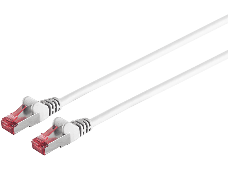 S/CONN MAXIMUM CONNECTIVITY Patchkabel cat6A S/FTP PIMF Halogenfrei weiß 0,25m, Patchkabel, 0,25 ...