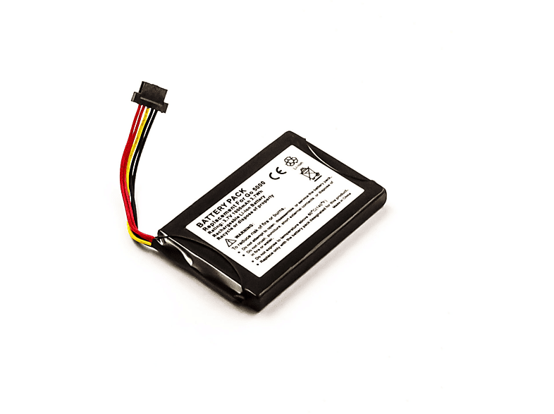 MOBILOTEC Akku kompatibel mit TomTom VFAD Li-Ion Akku, Li-Ion, 3.7 Volt ...