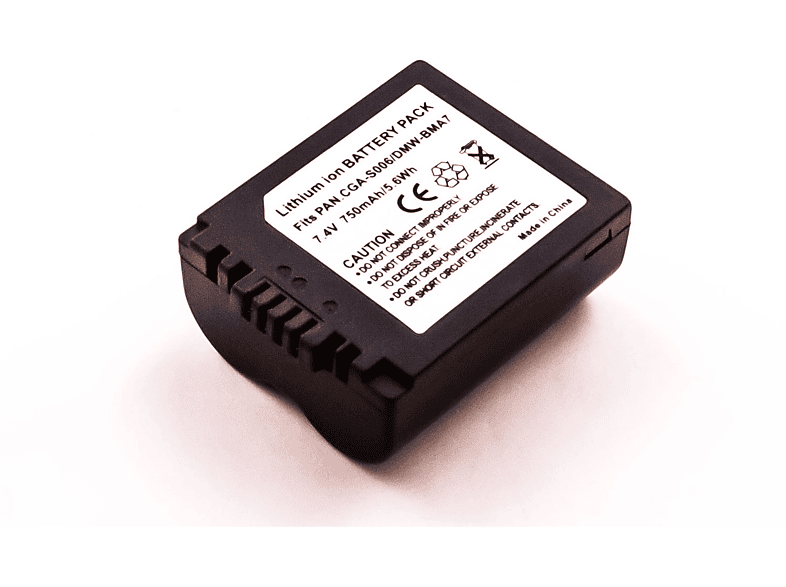 MOBILOTEC Akku kompatibel mit Panasonic CGR-S006E Li-Ion Akku, Li-Ion, 7.2 Volt, 750 mAh | SATURN