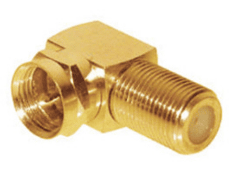 S/CONN MAXIMUM CONNECTIVITY F-Winkeladapter, F-Stecker / F-Buchse ...