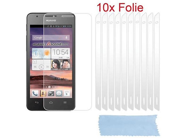 Protector pantalla - Protectores de pantalla 10 unidades CADORABO, Huawei, ASCEND G510 / G520 ...